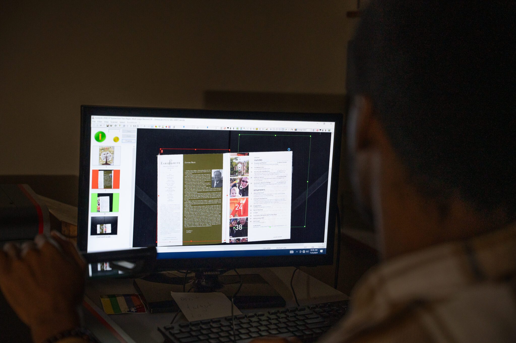 Lilly Library moving digitization forward for Earlham : Earlham College